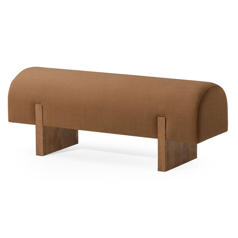 Maven Lane Juno Modern Upholstered Wooden Bench | Wayfair